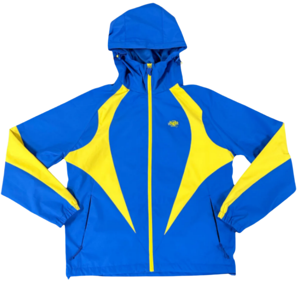 Syna Logo Vortex Woven Jacket - Blue/Yelllow – Royal Culture