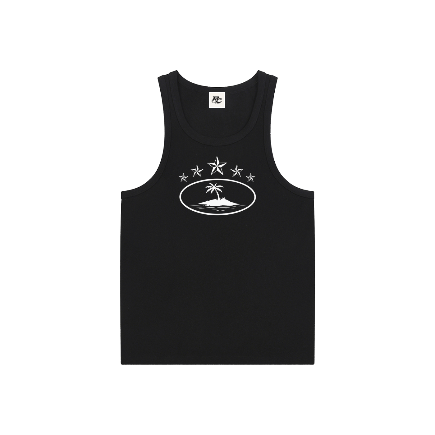ROYAL CULTURE "5STAR ISLAND" TANK - BLACK – Royal Culture