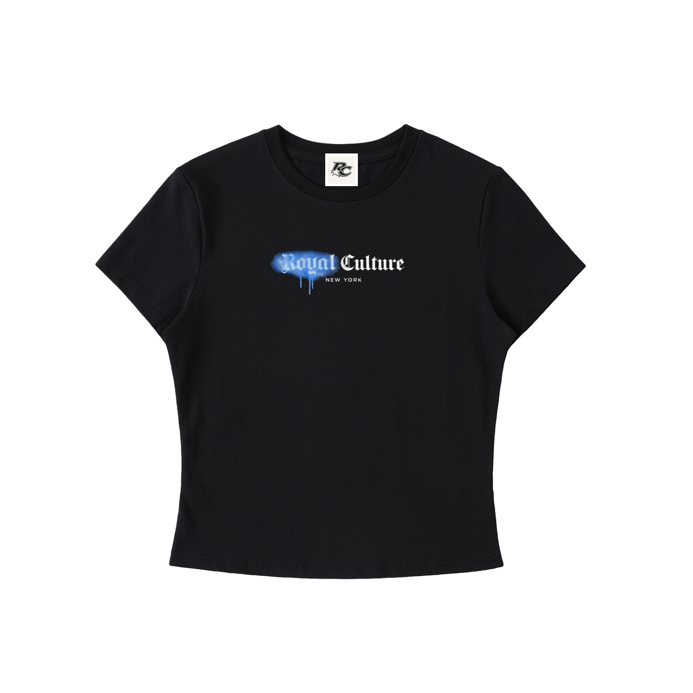 Royal Culture "Spray New York" Tee Womens - Black