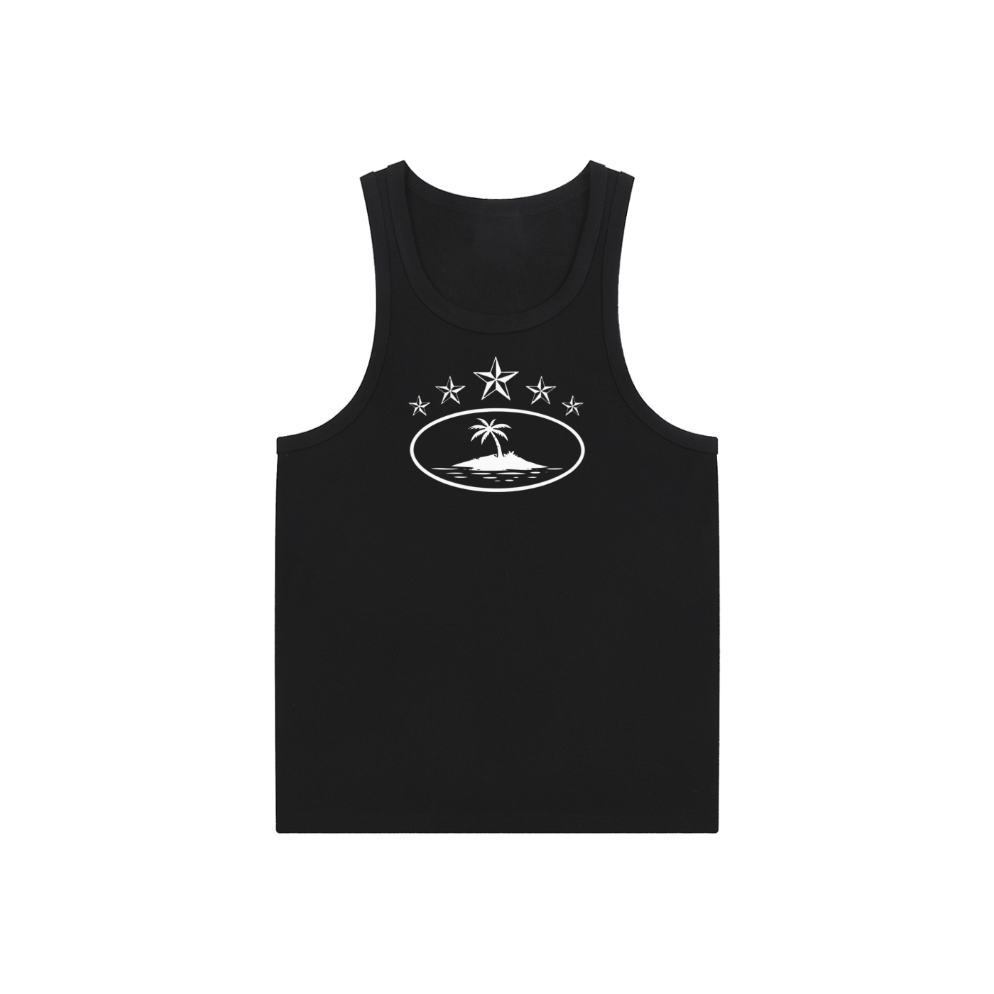ROYAL CULTURE "5STAR ISLAND" TANK - BLACK – Royal Culture