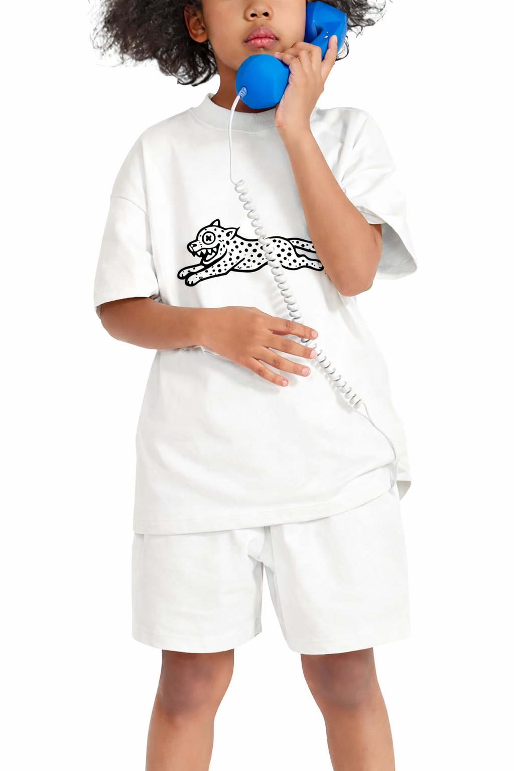 ROYAL CULTURE "RUNNING DOG" TEE KIDS/JR - WHITE – Royal Culture