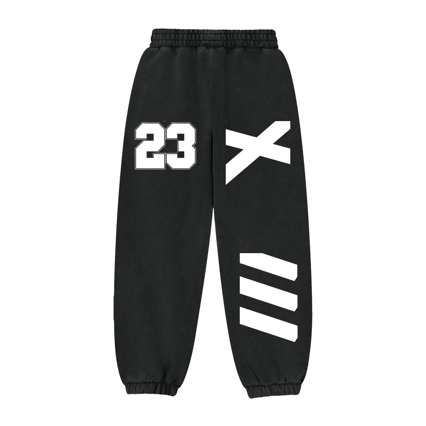 ROYAL CULTURE “ROYAL 23” SWEATPANTS – BLACK/BLUE – Royal Culture