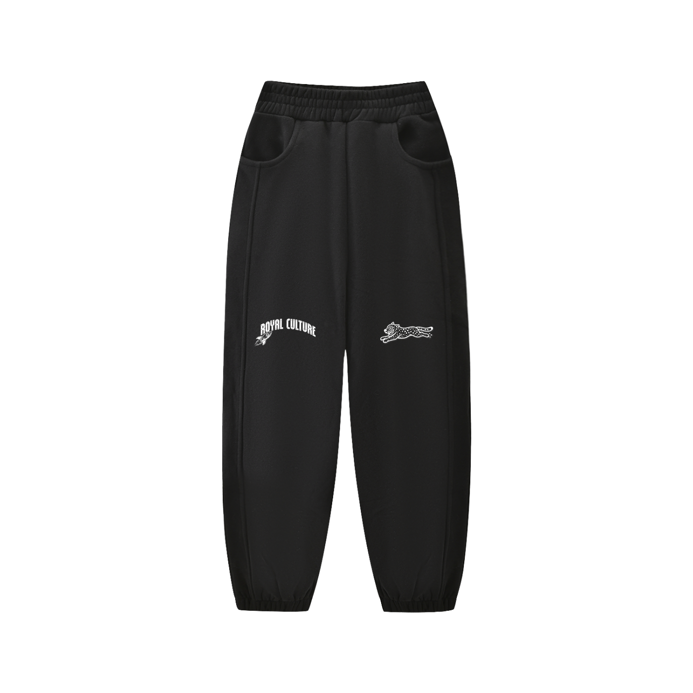 ROYAL CULTURE "RUNNING DOG" SWEATPANTS KIDS/JR - BLACK – Royal Culture