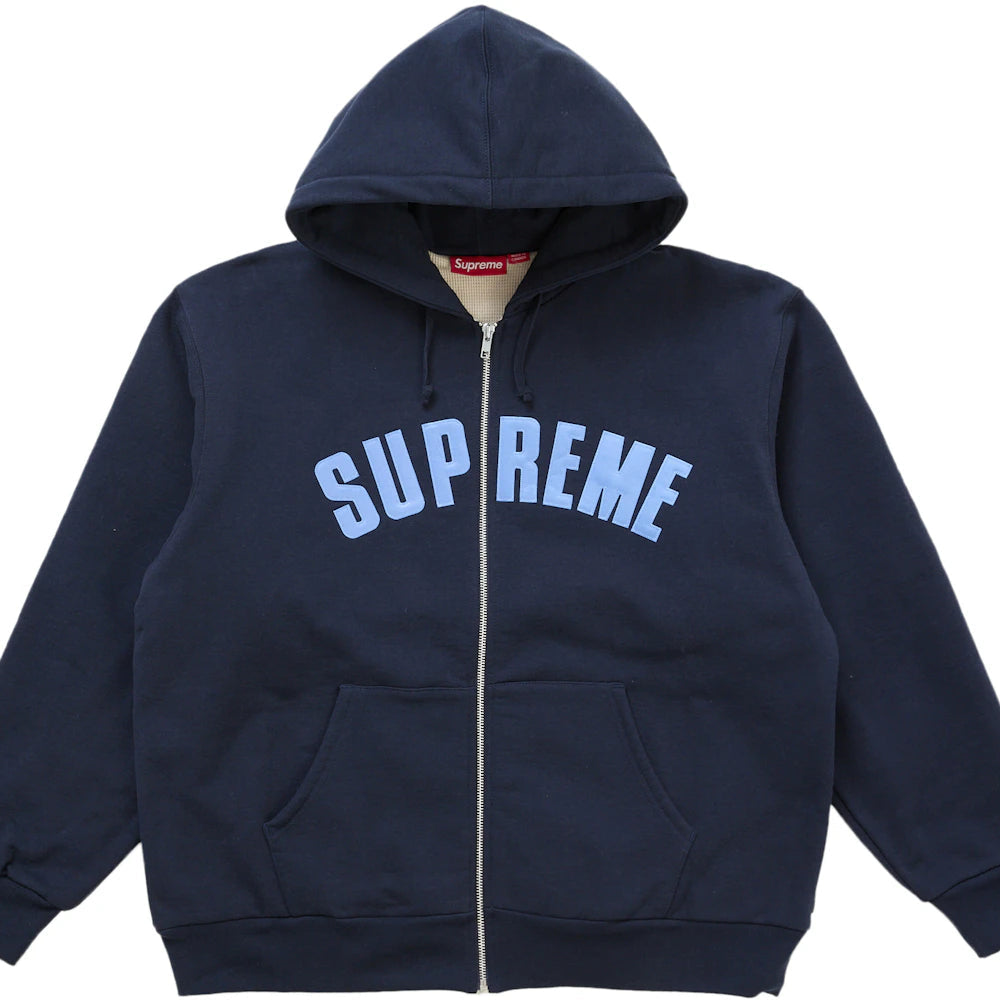 Supreme Arc Thermal Lined Hooded Sweatshirt – Navy Streetwear – Royal ...