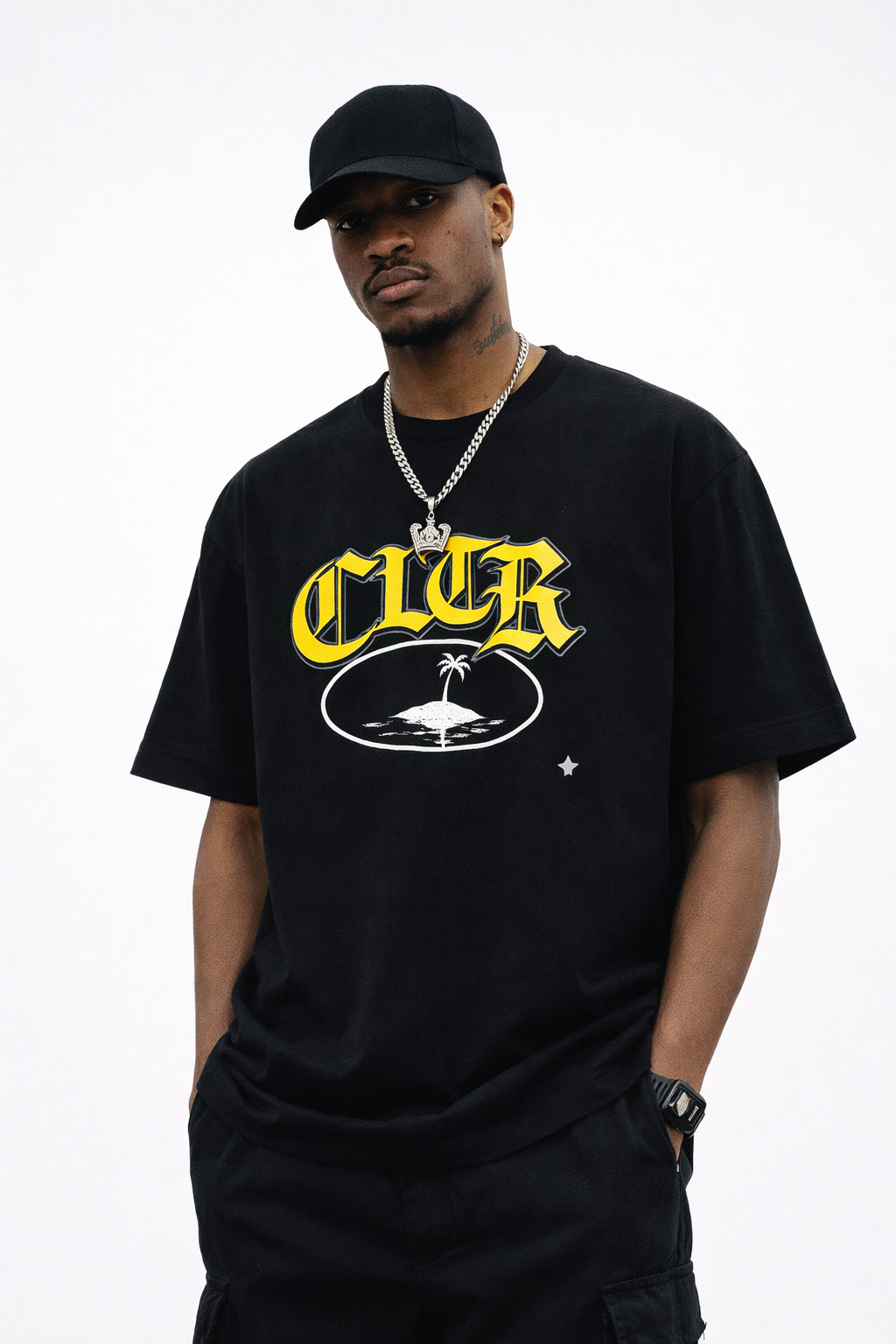 Royal Culture "CLTR Island" Tee - Black