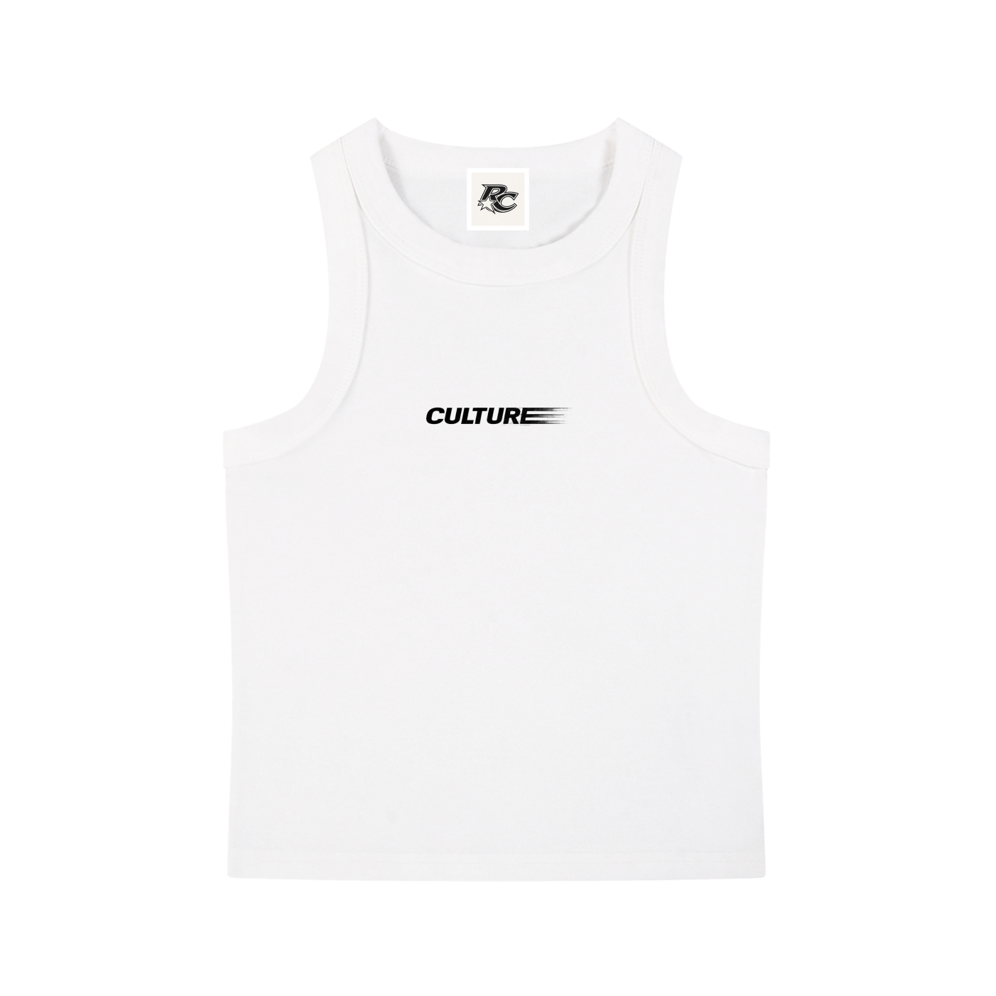 ROYAL CULTURE "MOTION" TANK WOMENS - WHITE – Royal Culture