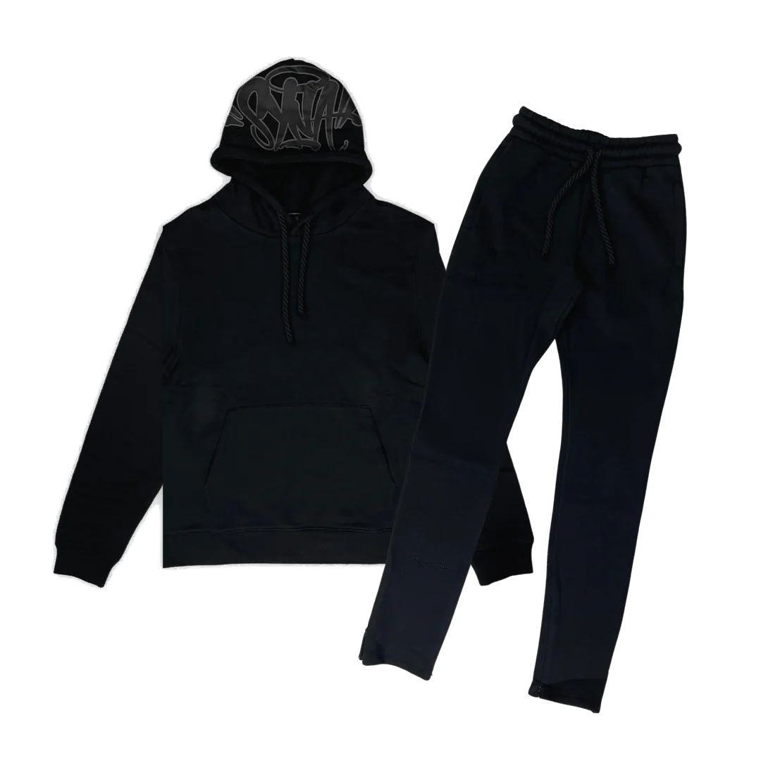 Syna Logo Tracksuit - Blackout – Royal Culture